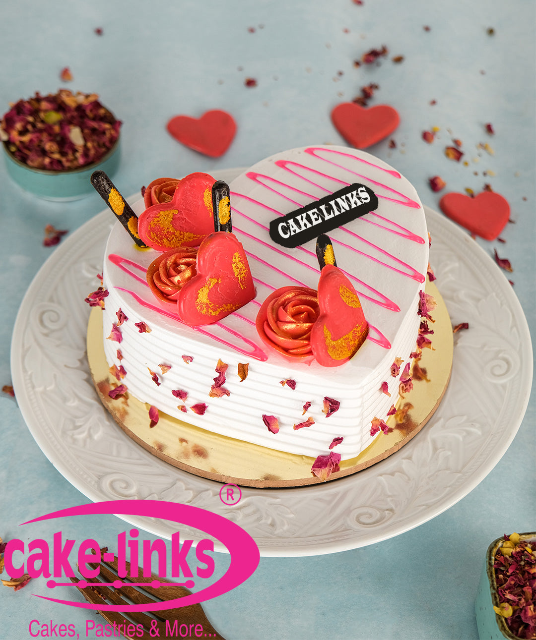 Pink Heart Cake – Cake Links