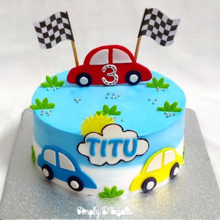 RACING CAR CAKE — Cake Links