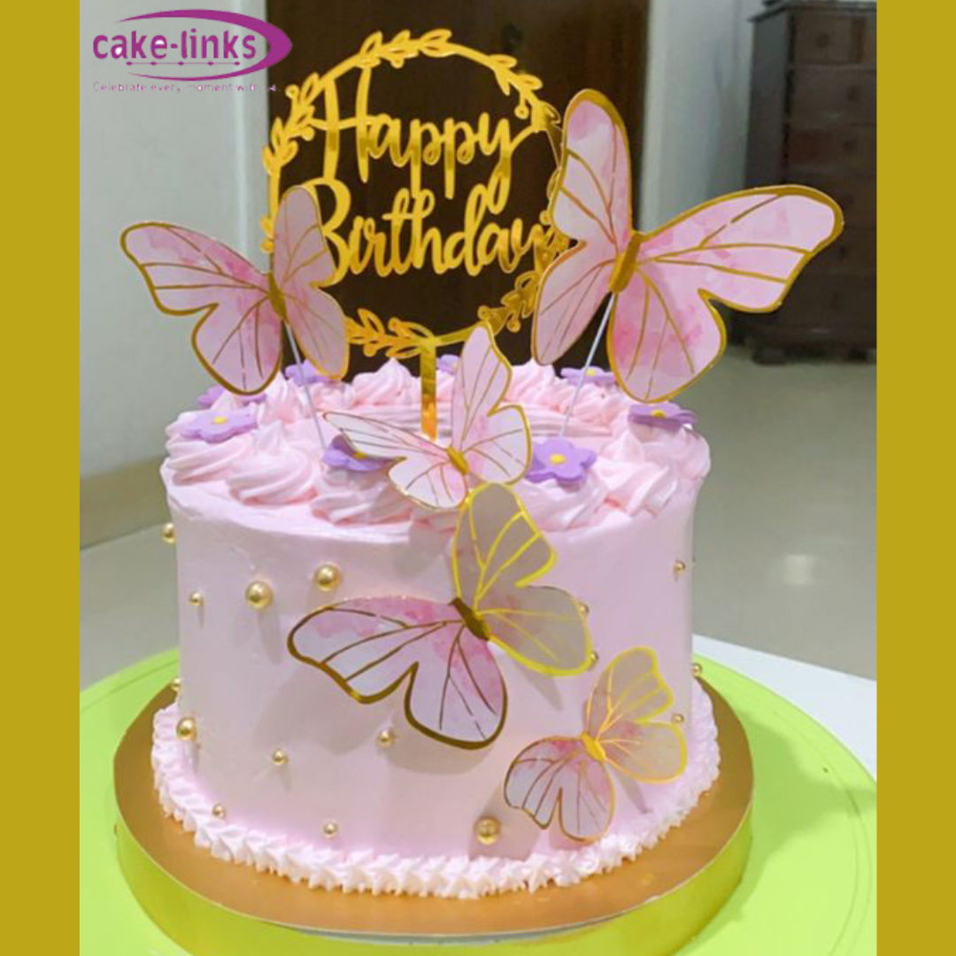 Pink Butterfly Cake – Cake Links